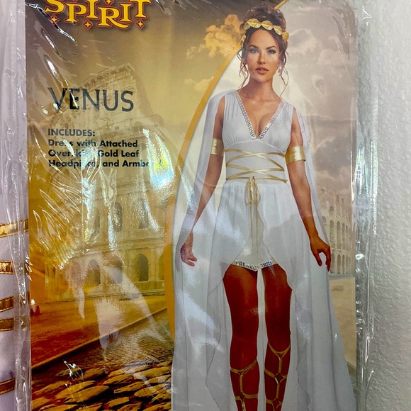 Spirit | Other | Venus Greek Goddess Gold White Costume | Poshmark